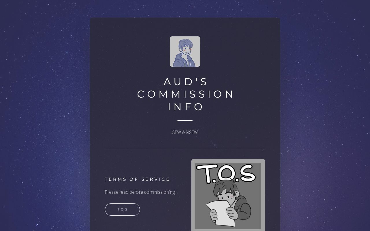 Aud Commission Info